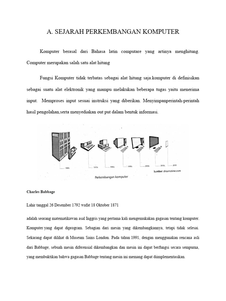 Sejarah Komputer | PDF
