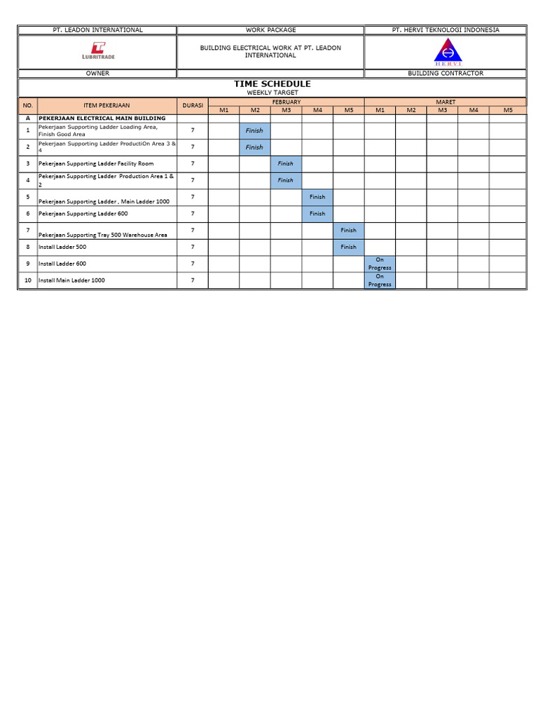 Weeekly Target March | PDF