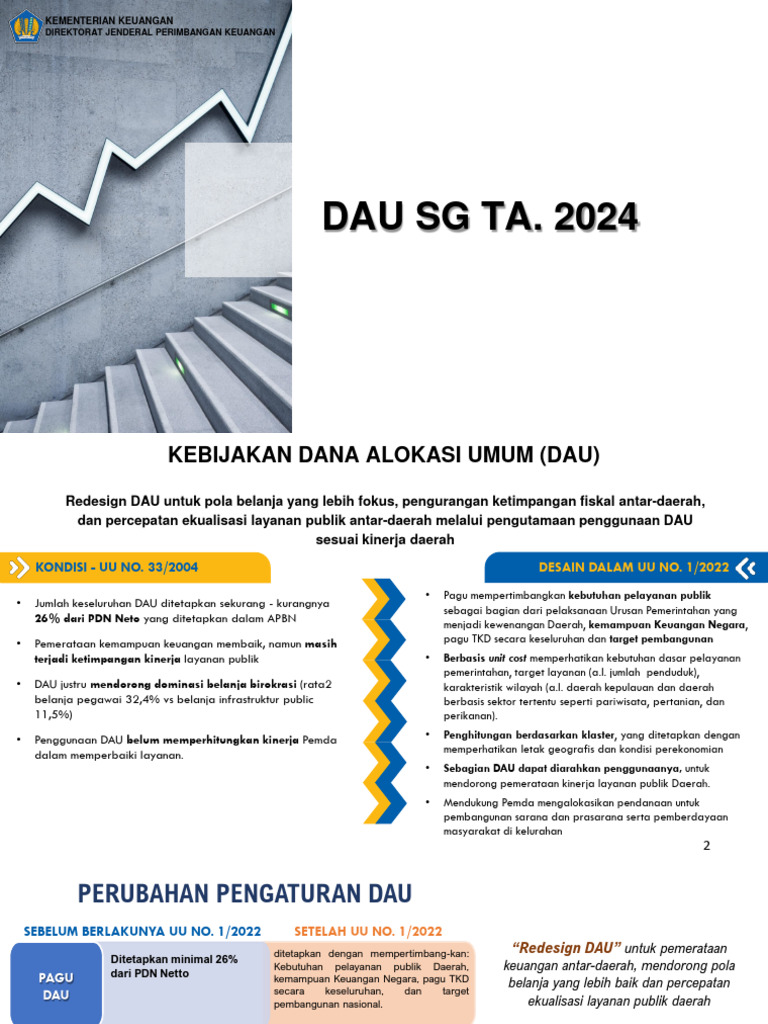 Kebijakan DAU 2024 untuk Pemerataan Layanan | PDF