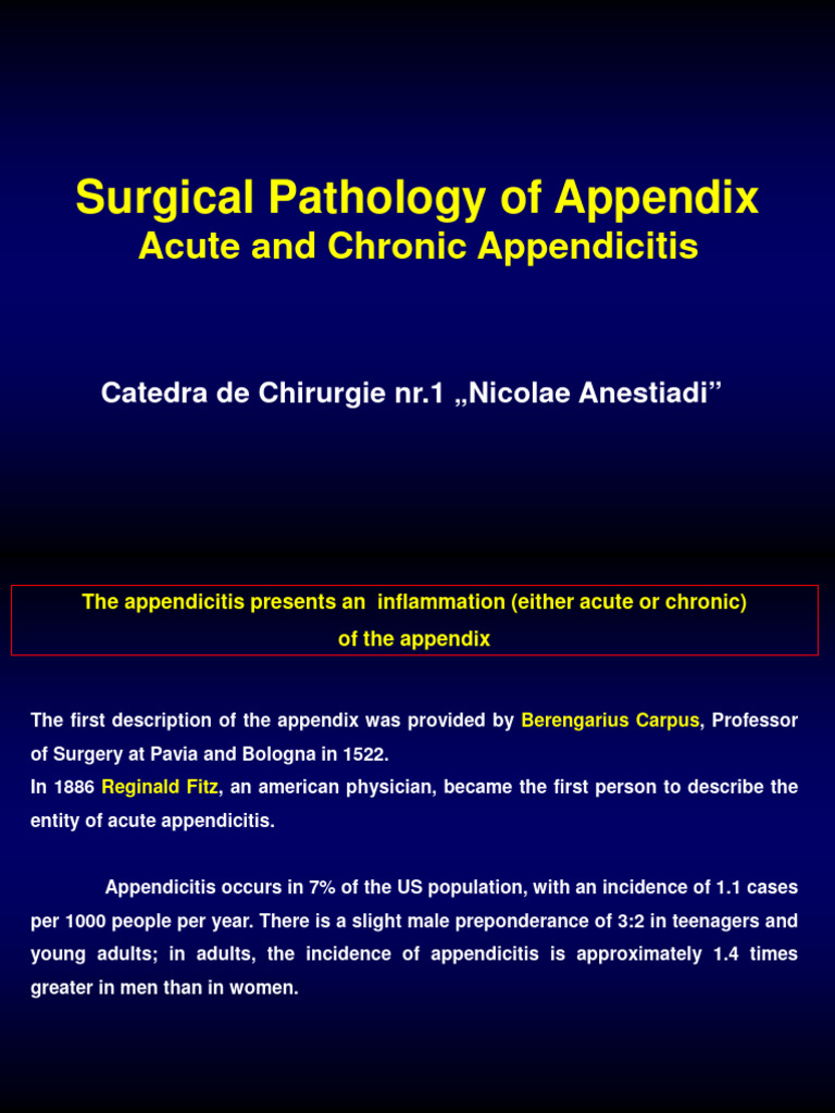 Acute Appendicitis 0 Pdf Ovarian Cancer Medical Specialties