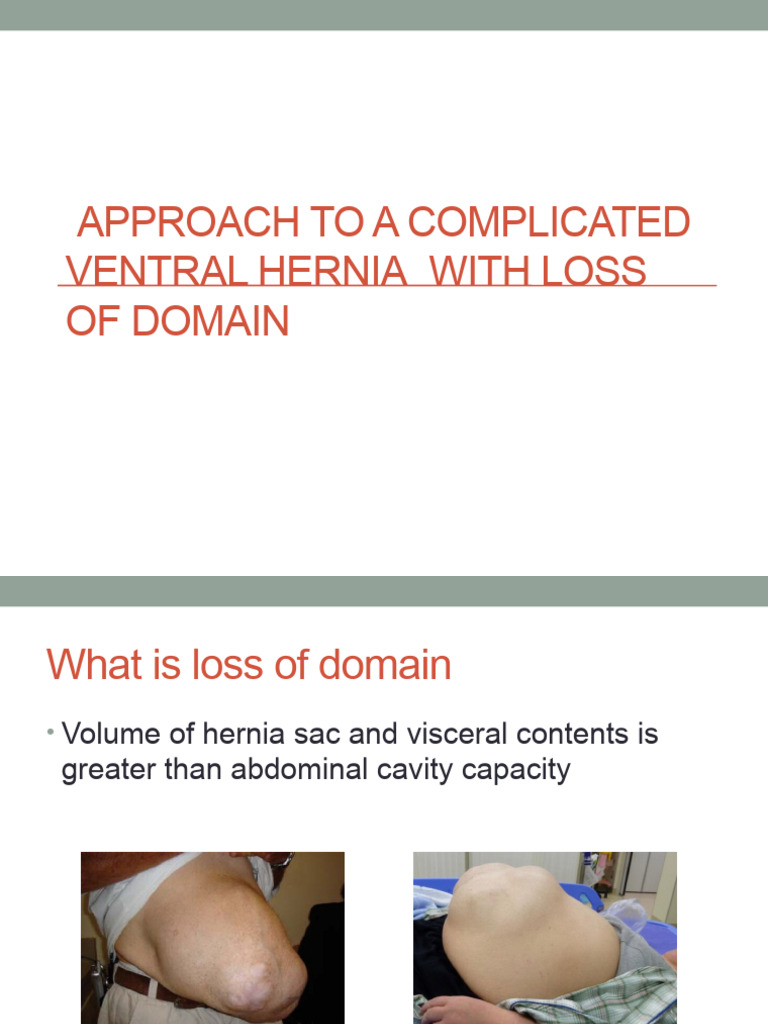 Ventral Hernia Loss of Domain | PDF
