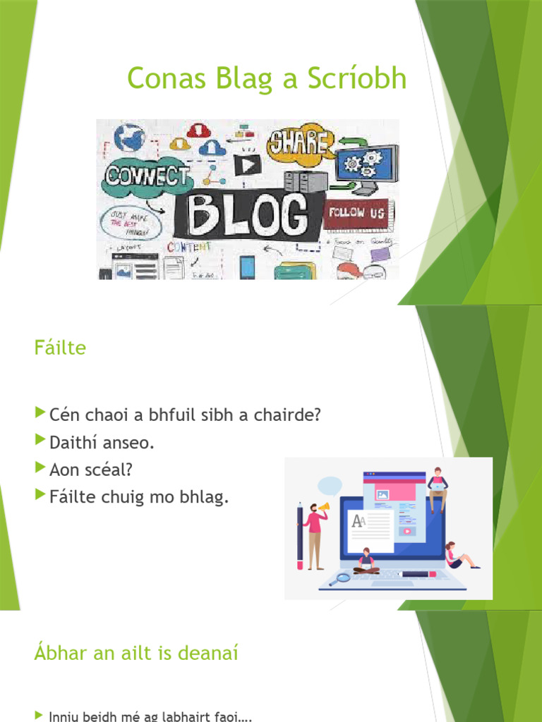 Conas Blag A Scríobh | PDF