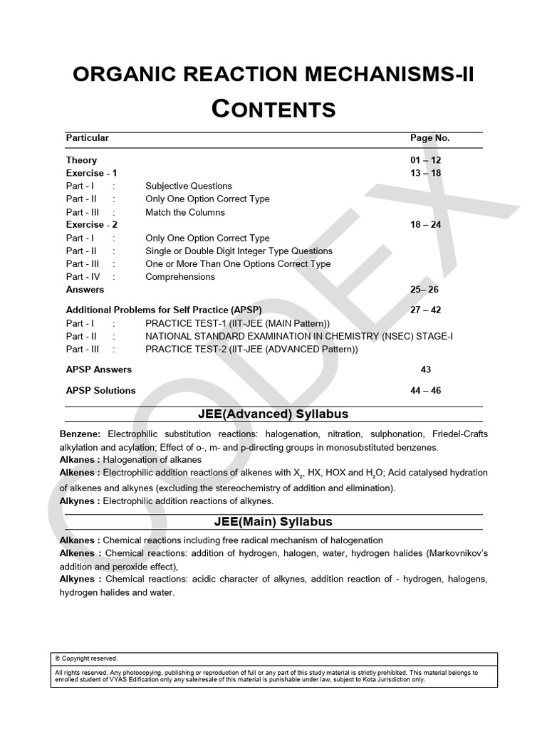 ORM-II | PDF | Chemical Reactions | Chlorine