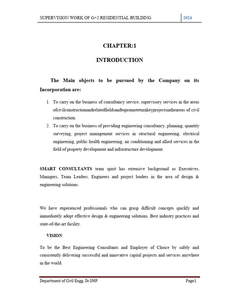 Internship RPT RB | PDF | Concrete | Technical Drawing