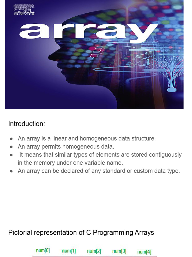 Module 3 Array | PDF | Variable (Computer Science) | String (Computer Science)