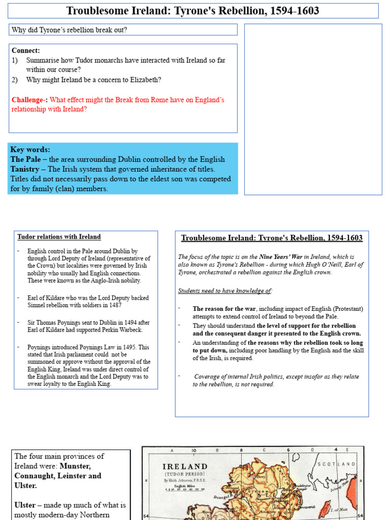 Tyrone's Rebellion | PDF | Ireland | Ulster