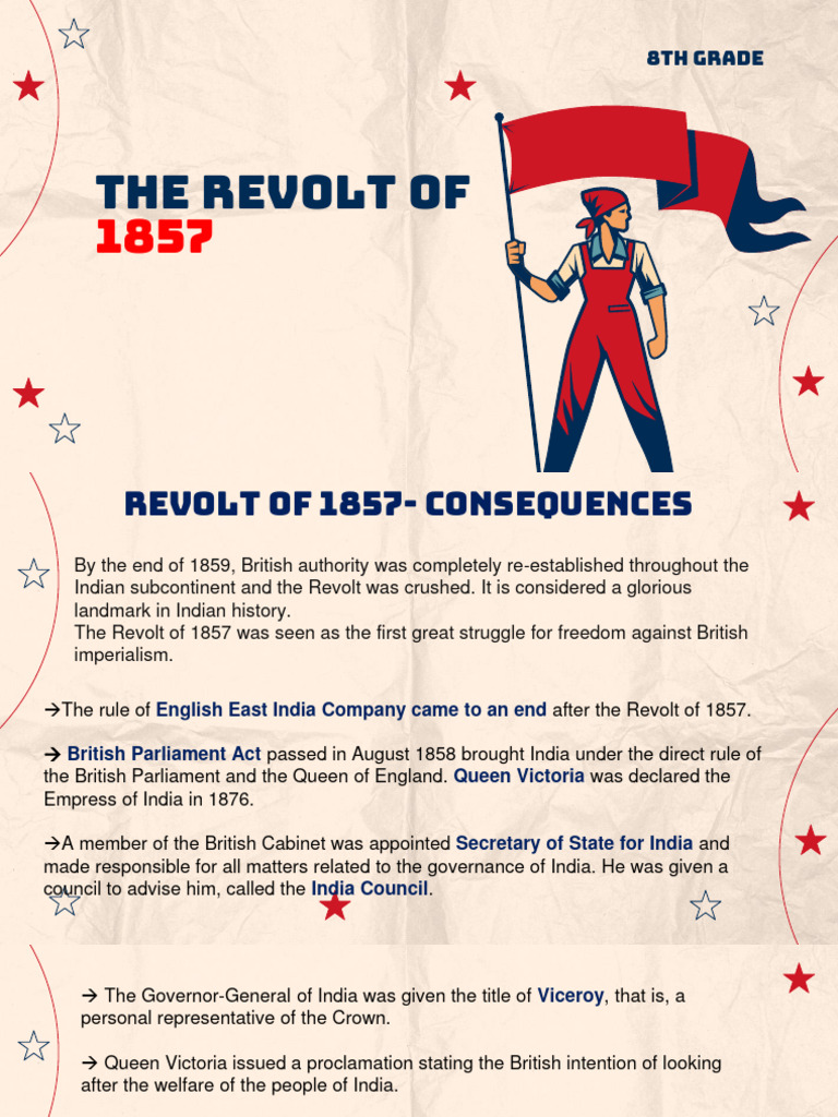 The Revolt of 1857 | PDF | Indian Rebellion Of 1857 | British Raj