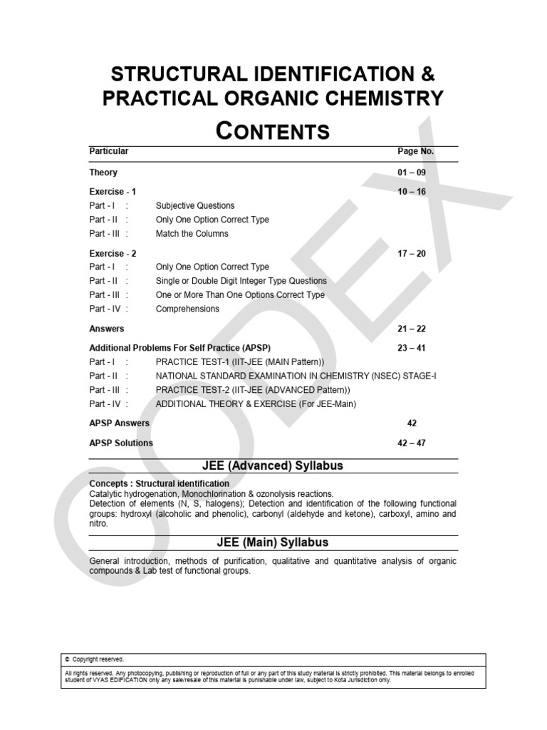 Structure Identification & POC | PDF | Cyanide | Alkene