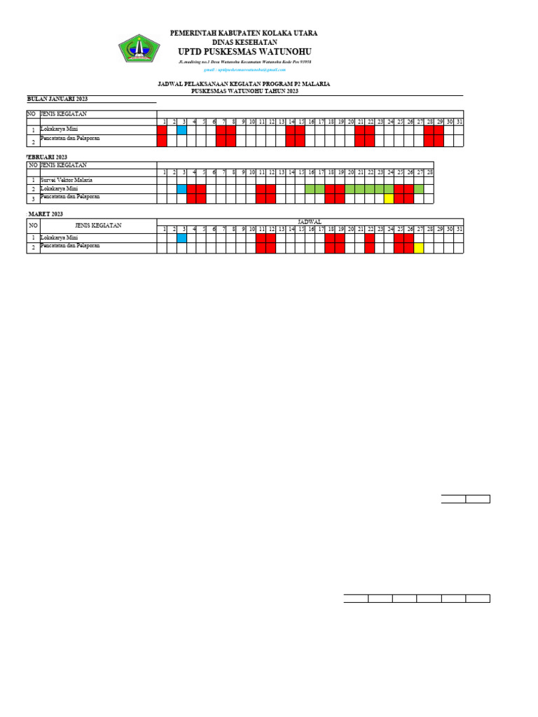 Fix Poa Bulanan Dan Tahunan 2023 | PDF