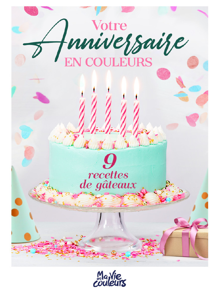 Livre de Recette Gâteau Anniversaire | PDF