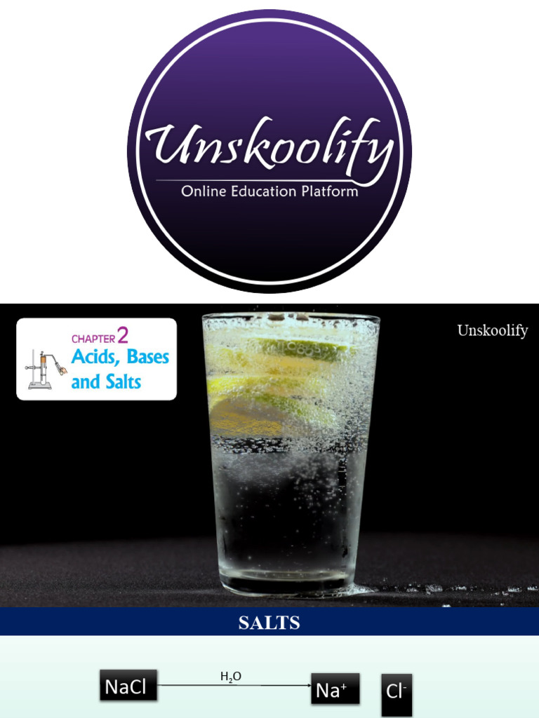 Types and Sources of Salts | PDF