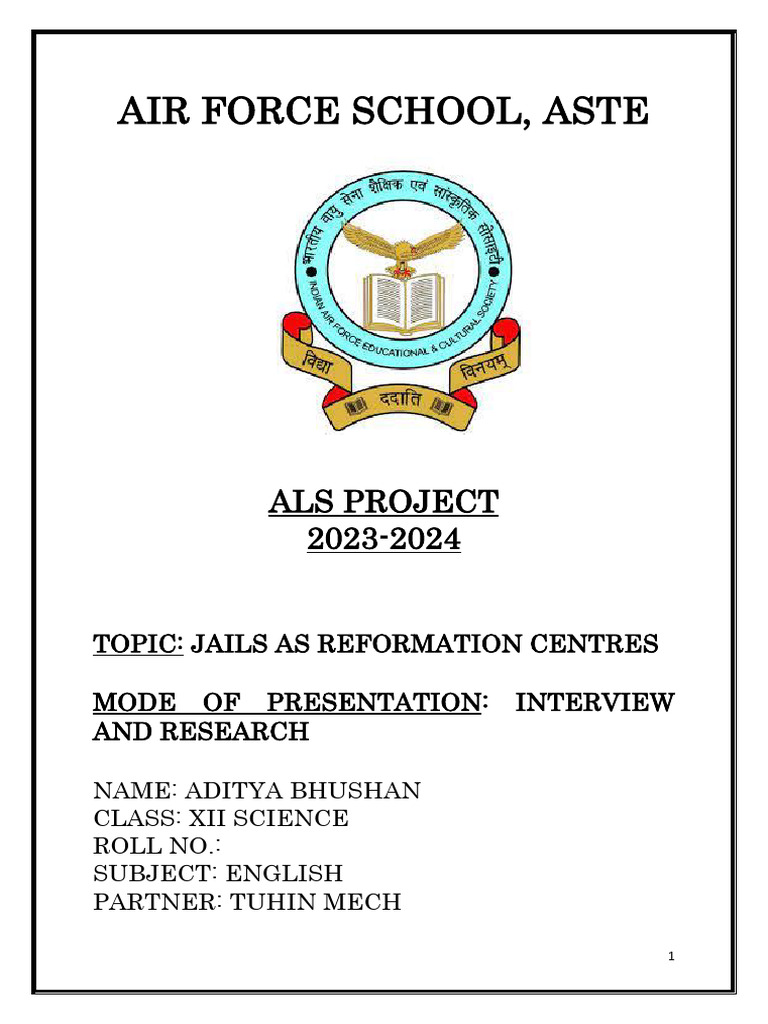 Als Eng 12 | PDF | Prison | Rehabilitation (Penology)