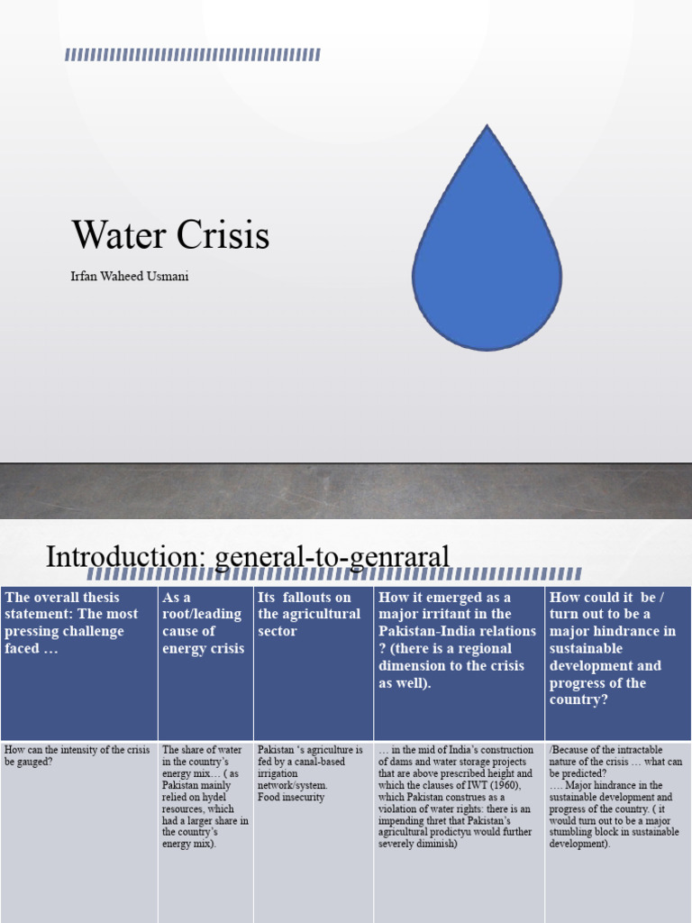 Water Crisis | PDF | Water Scarcity | Precipitation