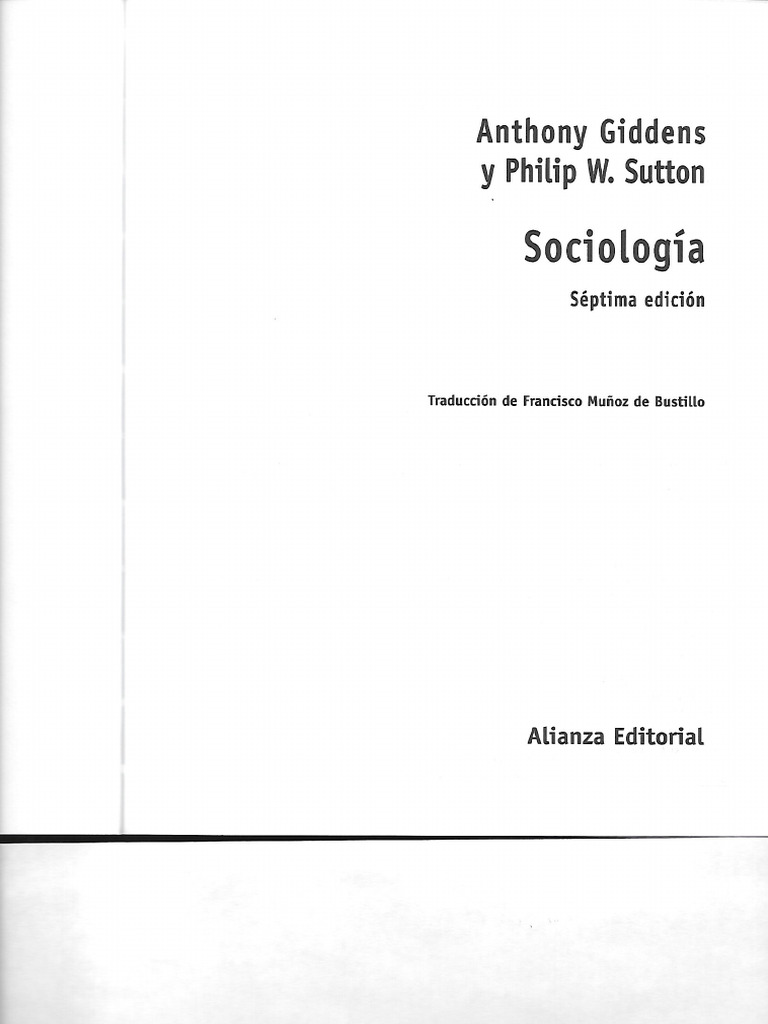 GIDDENS - SUTTON - Sociología (RESALTADO) | PDF