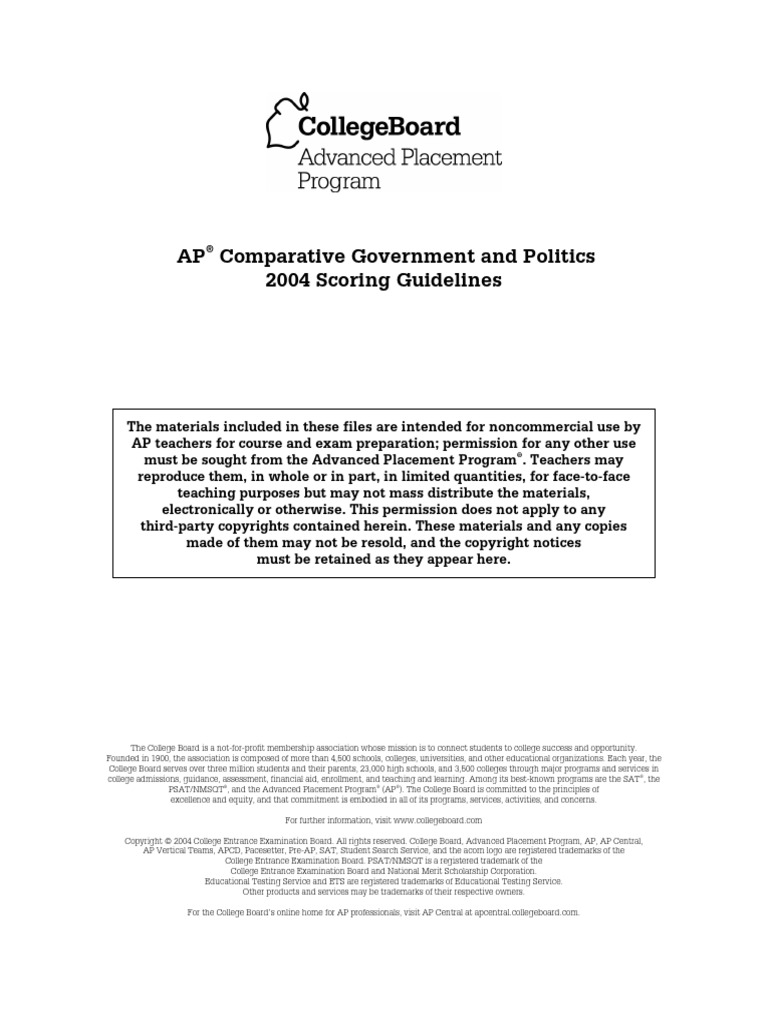 Ap04 SG Gopo Comp 37089 | PDF | Advanced Placement