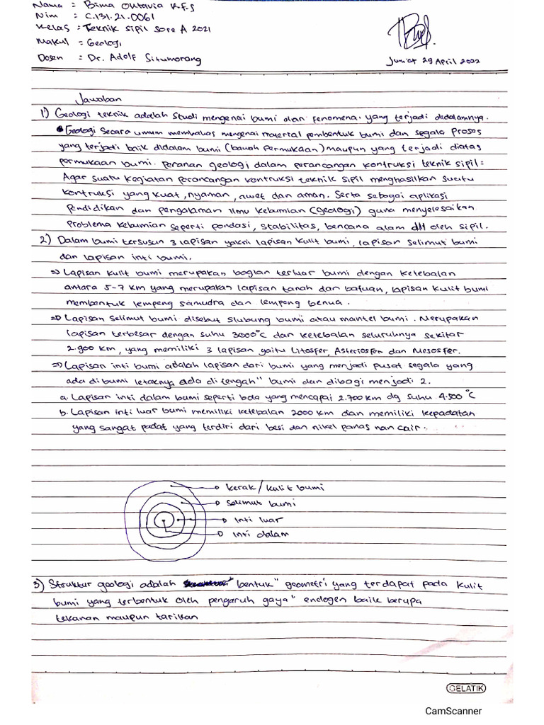 Uts Geologi - C.131.21.0061 | PDF