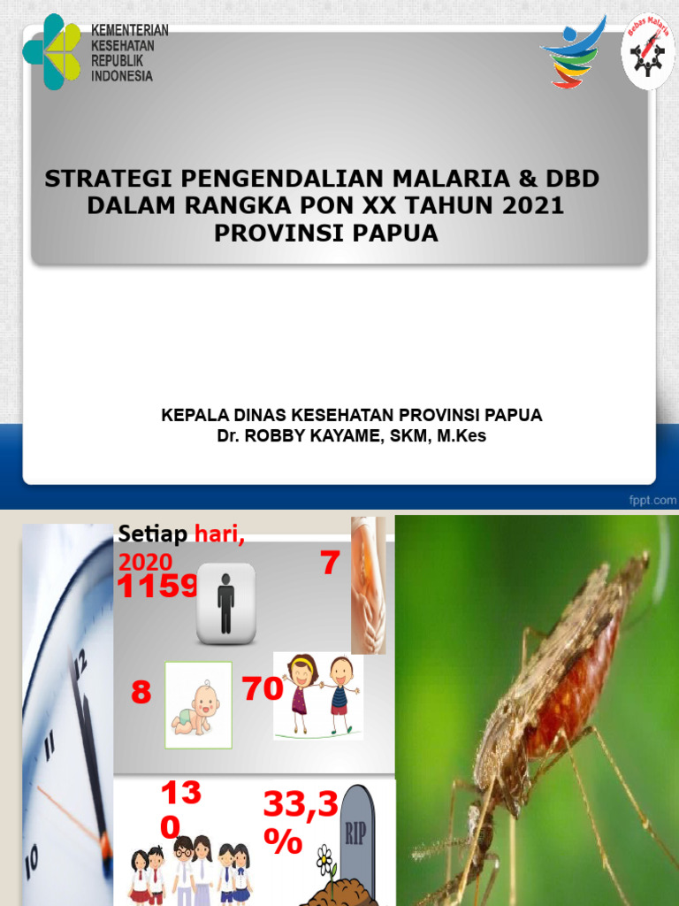 Pengendalian Malaria Dan DBD Pon XX Tahun 2021 | PDF