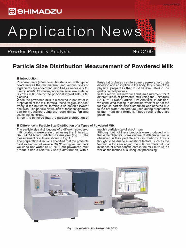 Jpi 511004 | PDF | Particle Size Distribution | Emulsion