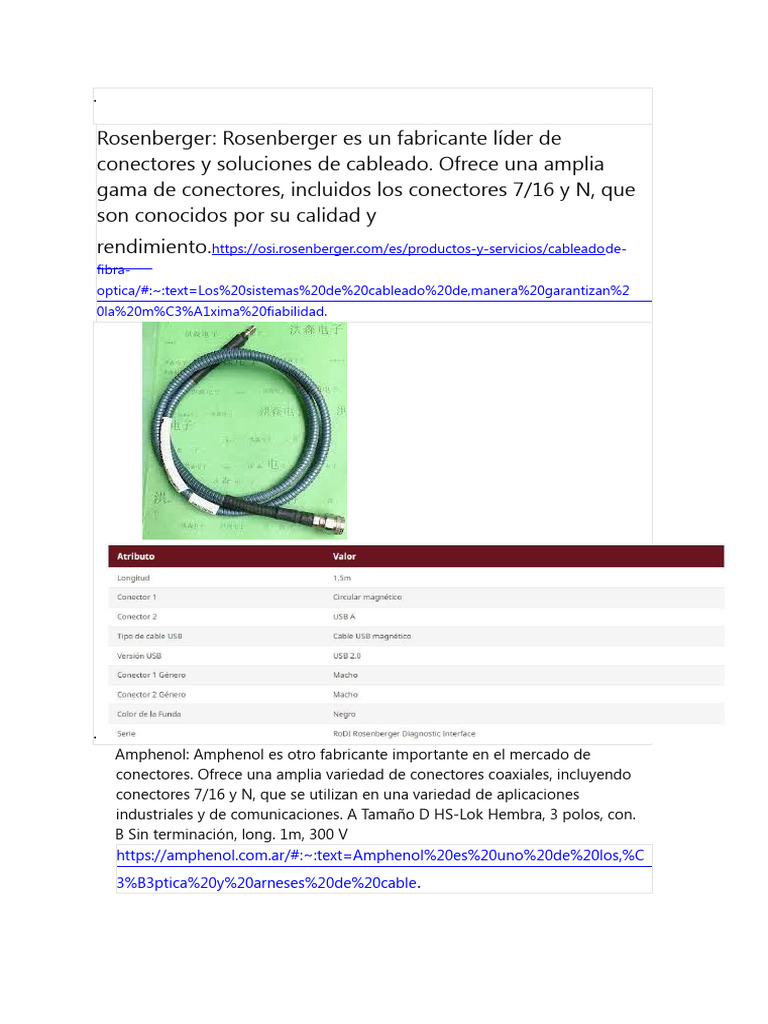 Trabajo IRC | PDF | Antena (Radio) | Conector eléctrico