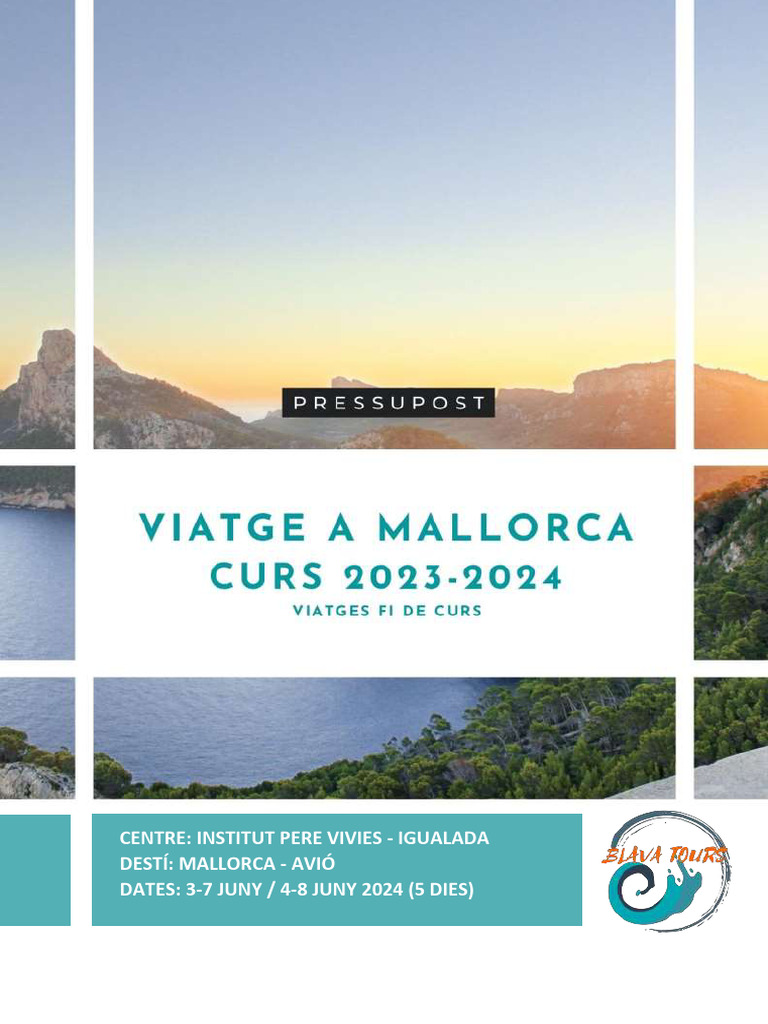 Mallorca 5 Dies - Avio - Proposta | PDF