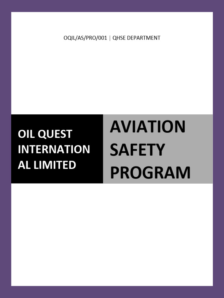 Aviation Safety Program | Download Free PDF | Seat Belt | Helicopter