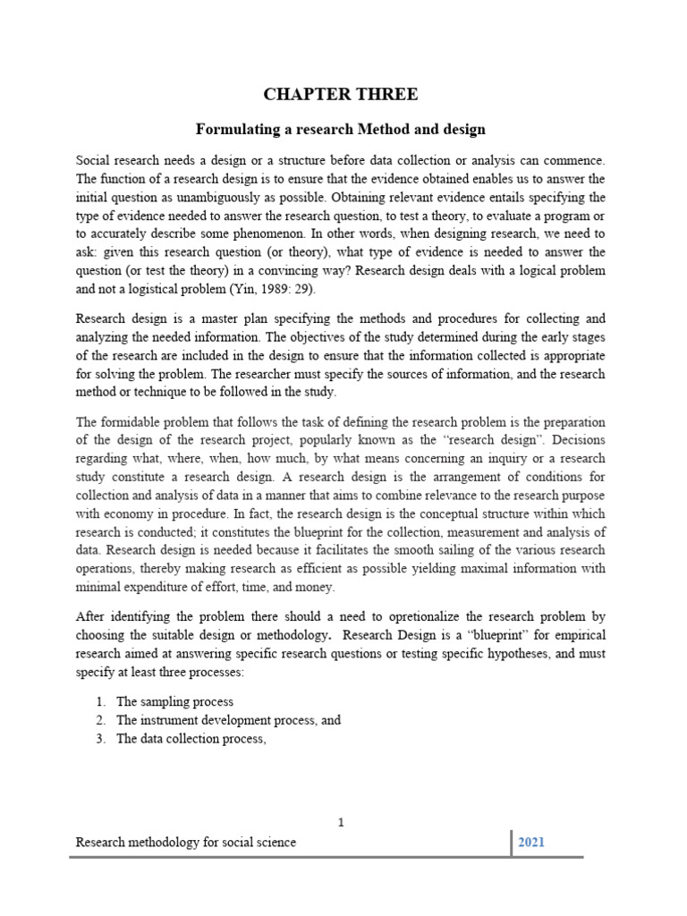 Chapter 3 | PDF | Survey Methodology | Sampling (Statistics)