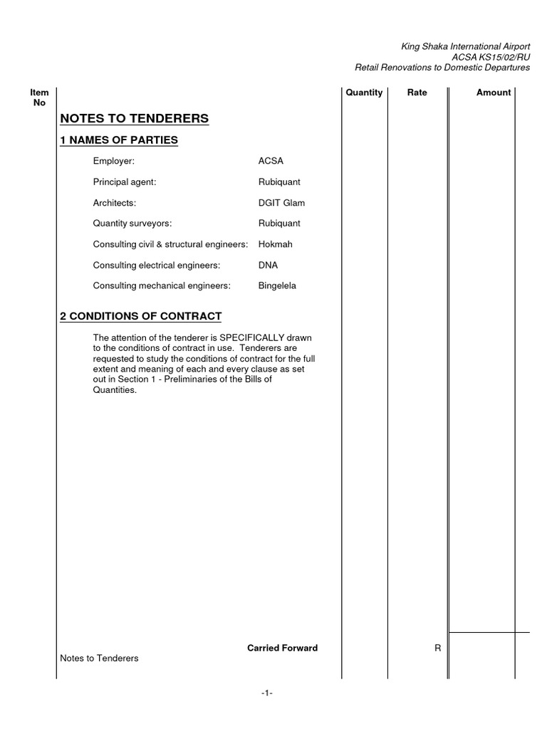 Appendix 2 KS1502RU - Retail Renovations - BOQ0-12 | PDF | Value Added ...