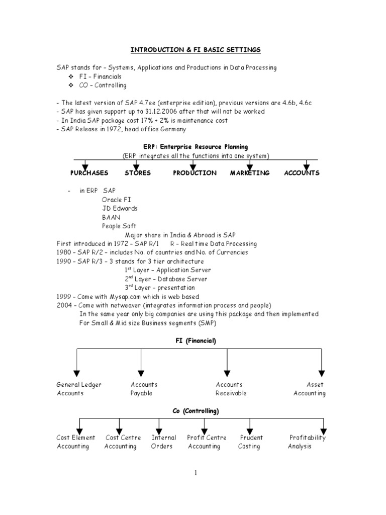 Fi Basic Settings Pdf Debits And Credits Enterprise Resource Planning