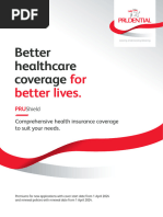 PRUShield Brochure June2022 en | PDF | Deductible | Hospital