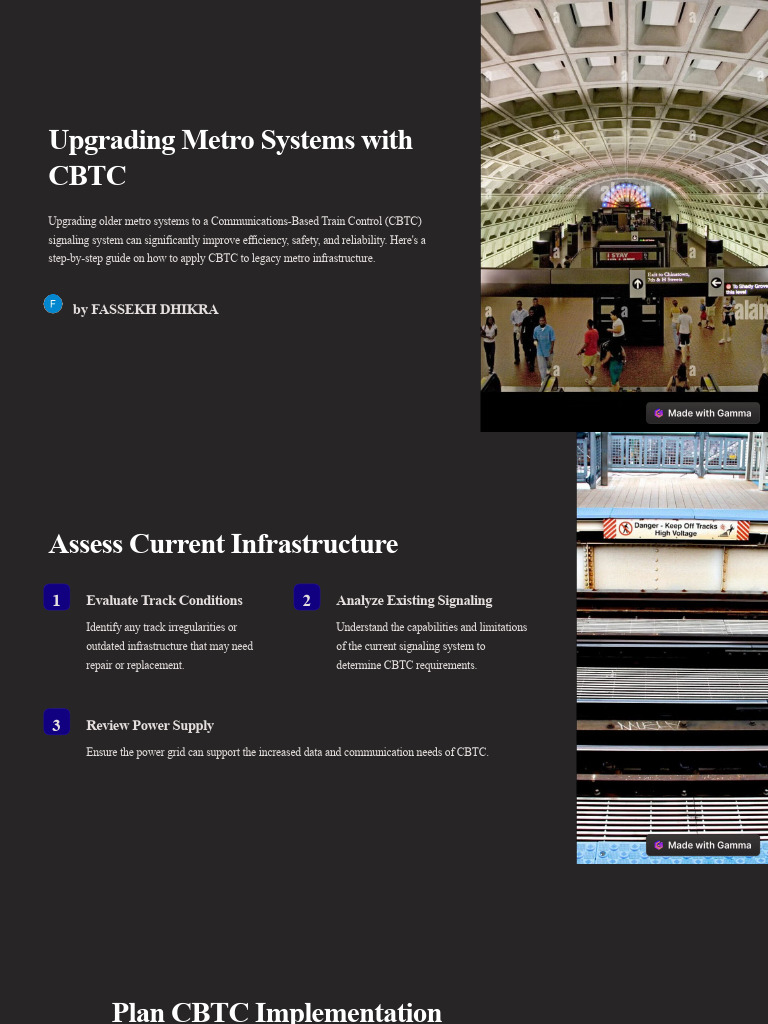 Upgrading Metro Systems With CBTC | PDF | Reliability Engineering ...