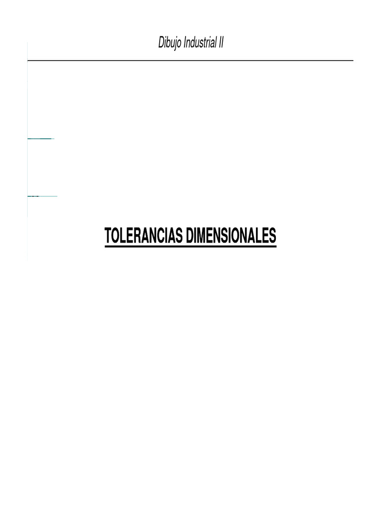 Tolerancias Dimensionales | PDF