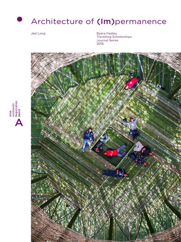 Architecture of (Im) Permanence Jed Long BHTS 2018 | PDF | Human ...