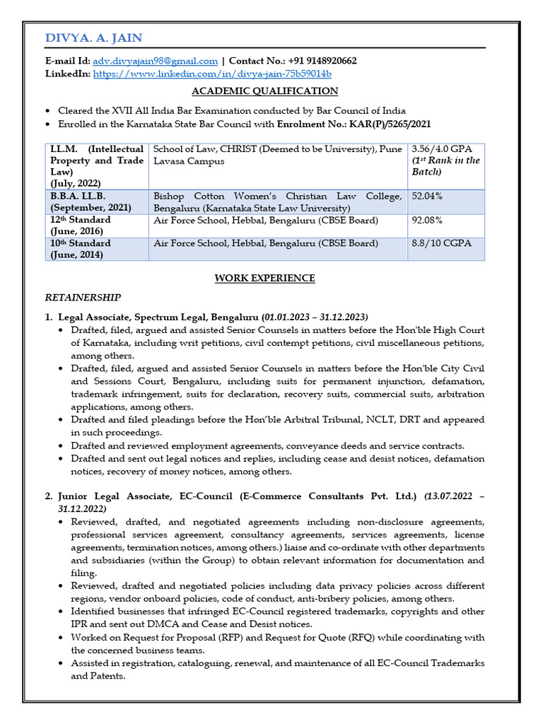 Divya KJain | Download Free PDF | Trademark | Bankruptcy