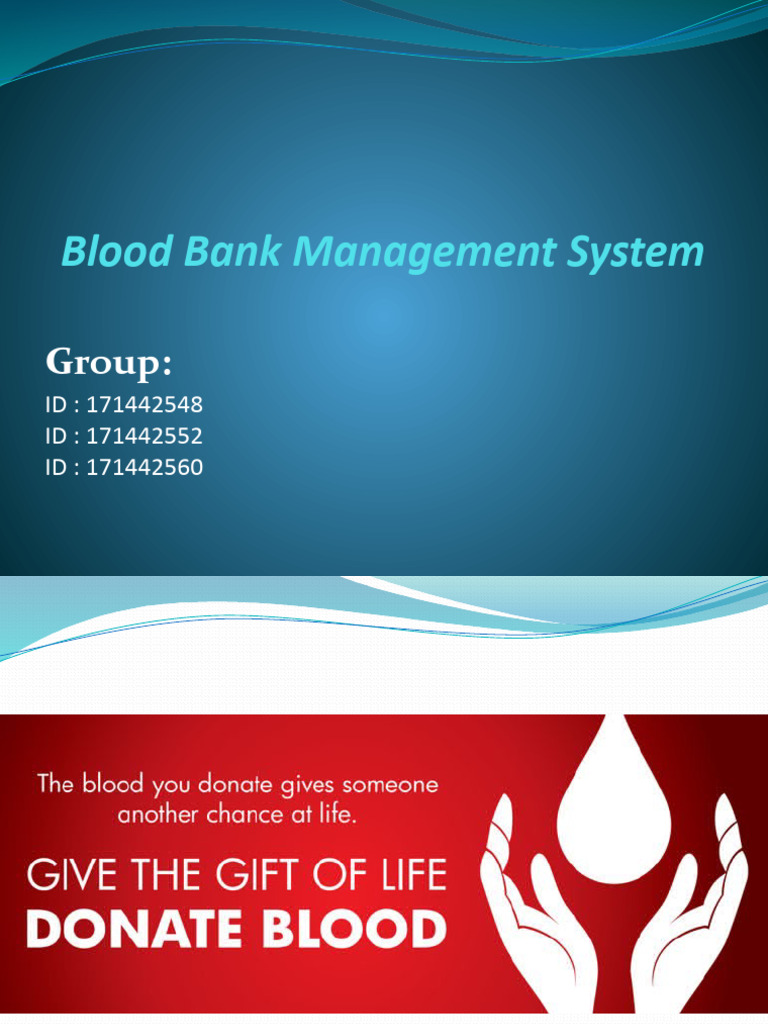 Blood Bank Management System | PDF | World Wide Web | Internet & Web