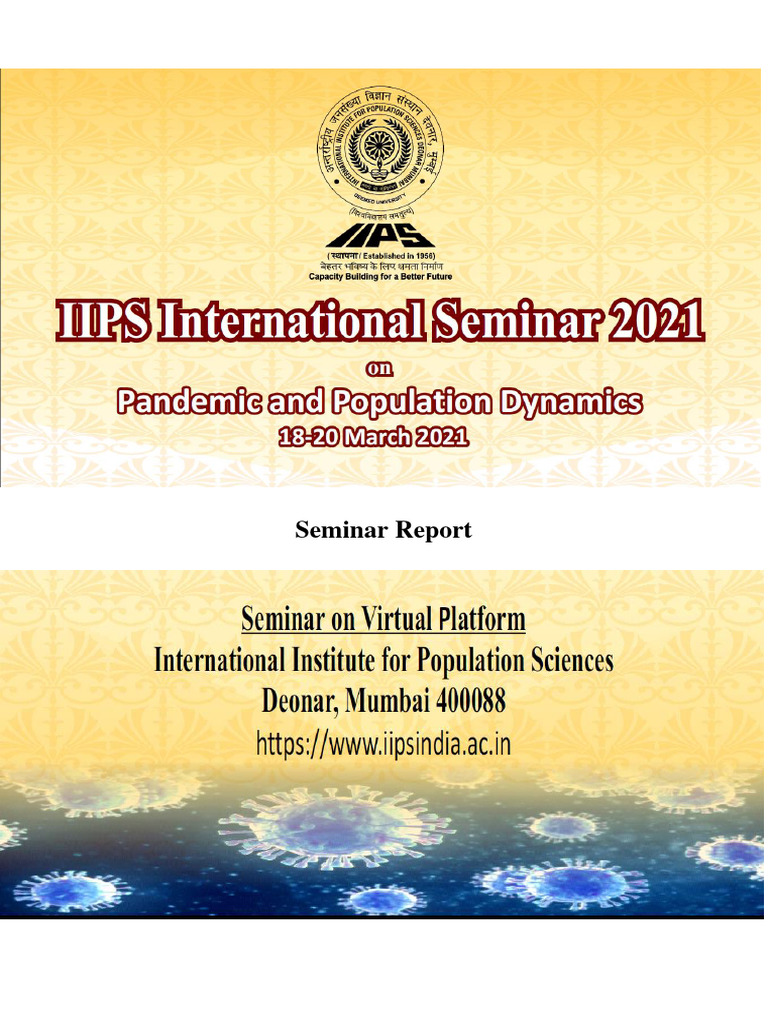 Iips Report | PDF | Census | Chronic Condition