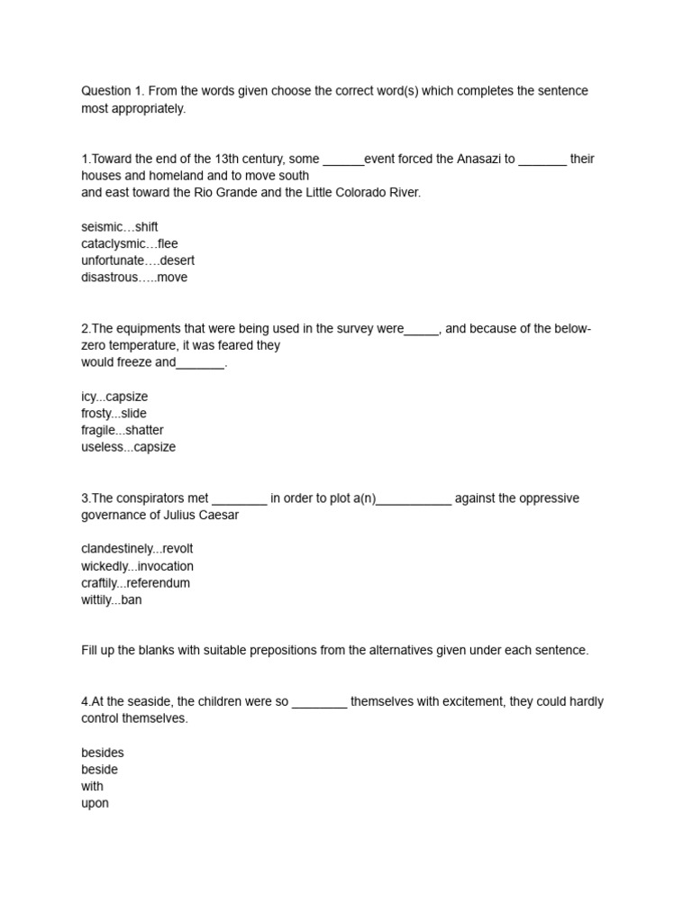 Tcs Practice Sheet 1 Download Free Pdf Nature 7679