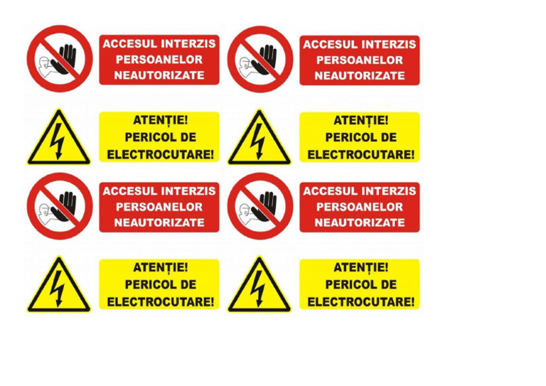 Atentie Electrocutare | PDF