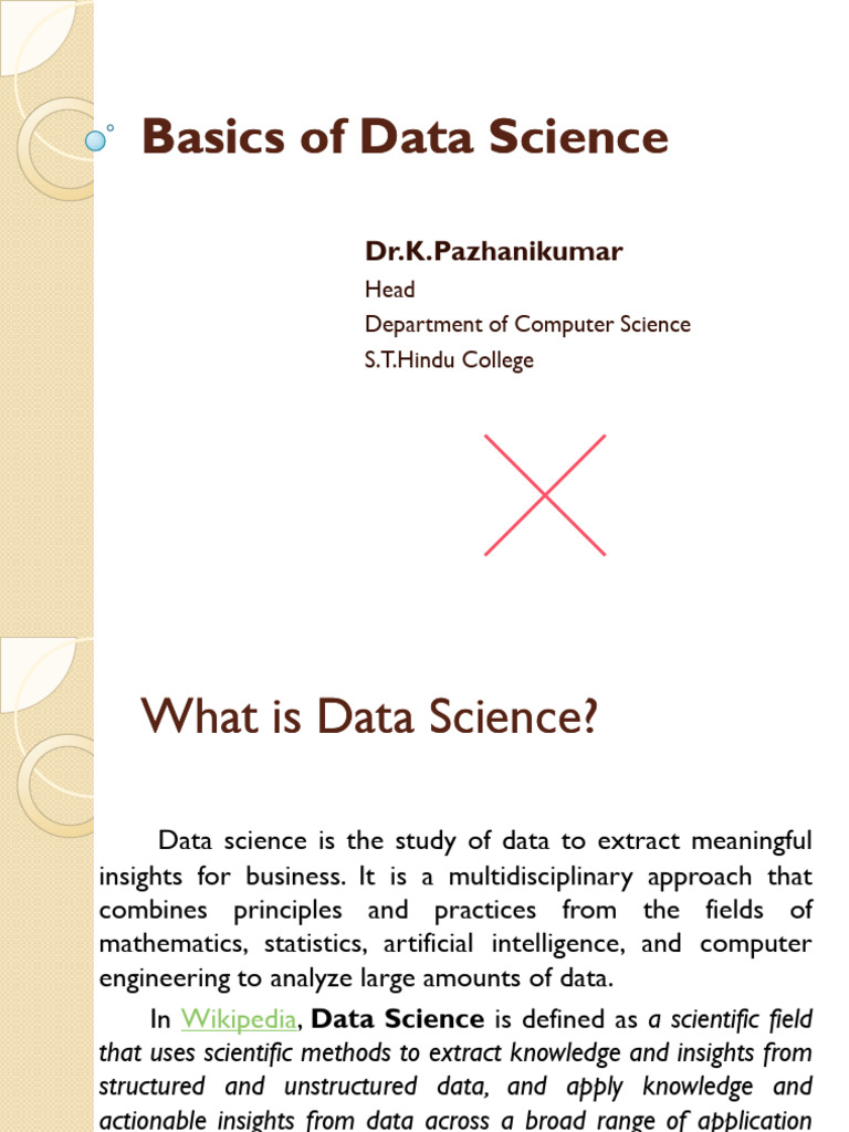 Introduction to Data Science Basics | PDF | Data Science | Data