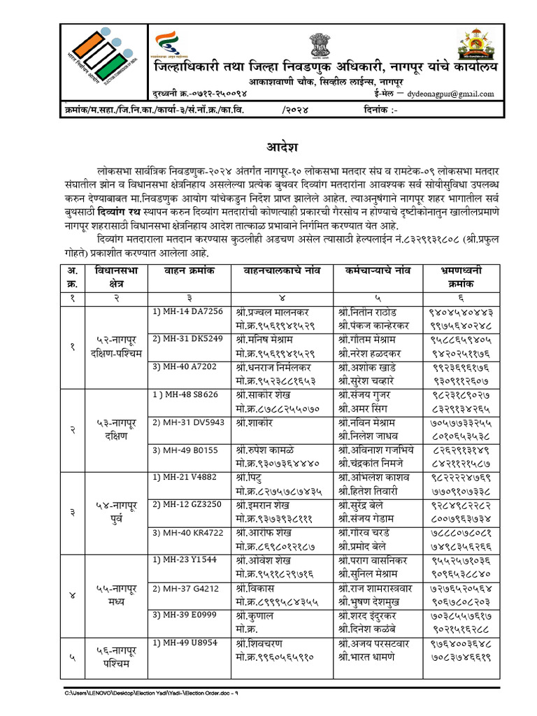 Election Order | PDF | Lenovo | Office Equipment