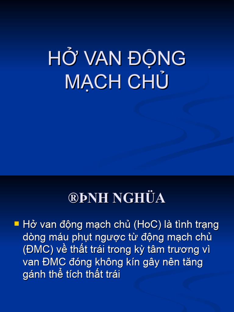 H Van Đ NG M CH CH | PDF