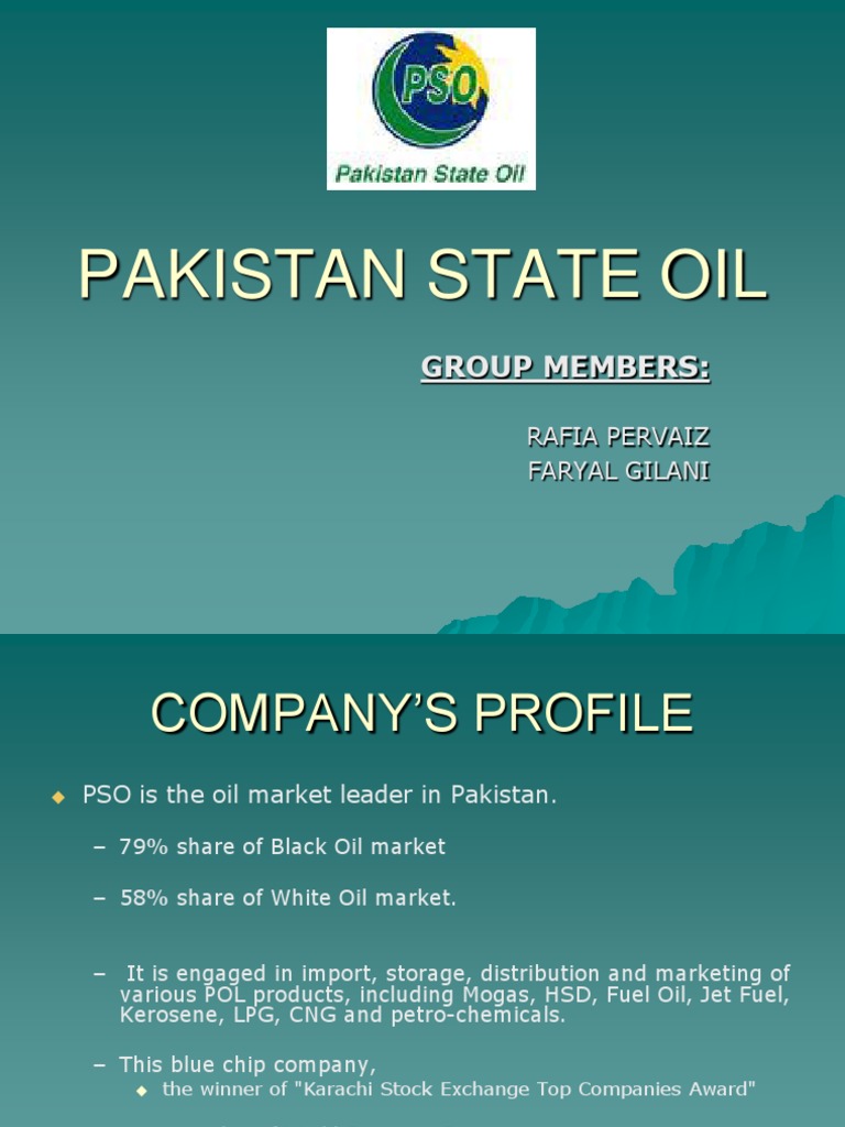 Pakistan State Oil: Market Leader | PDF | Business