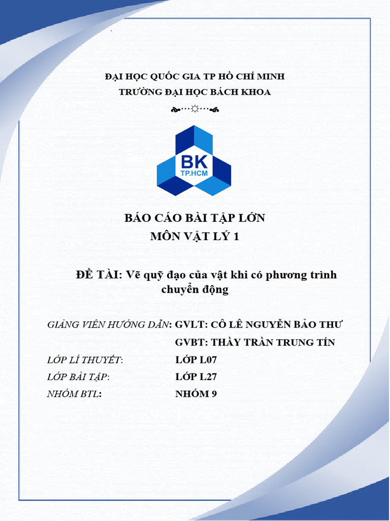 BTL - Nhóm 9 - L P BT L27 | PDF