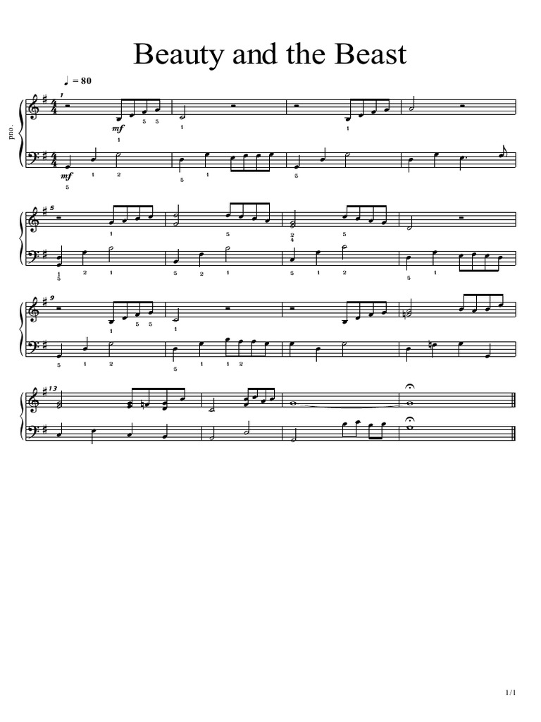 Beauty and the Beast | PDF