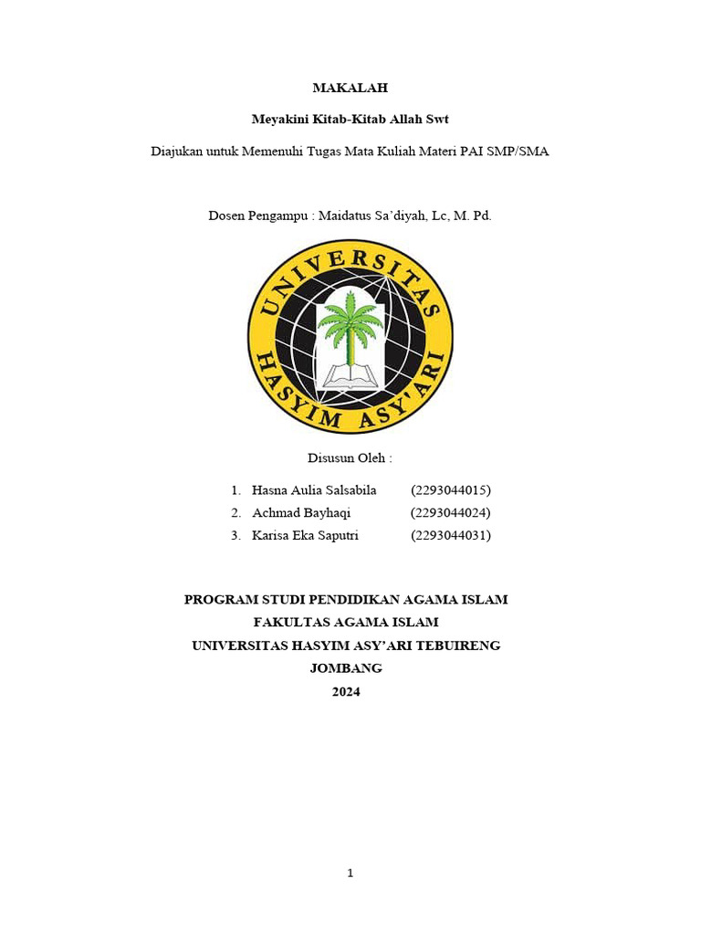 Materi Pai SMP Sma Kel 5 | PDF