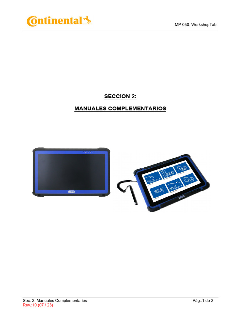 MP-050 Sec2 Manuales Complementarios - Rev10 - 0723 | PDF | Informática ...