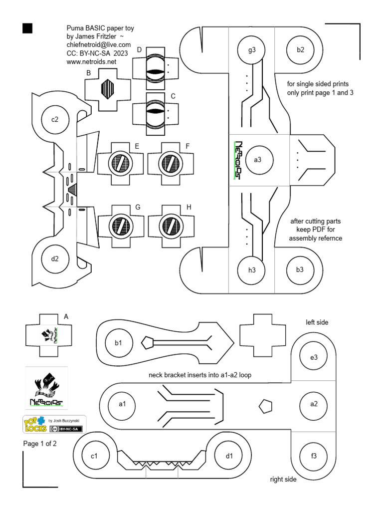 Using the Puma BASIC Paper Toy | PDF
