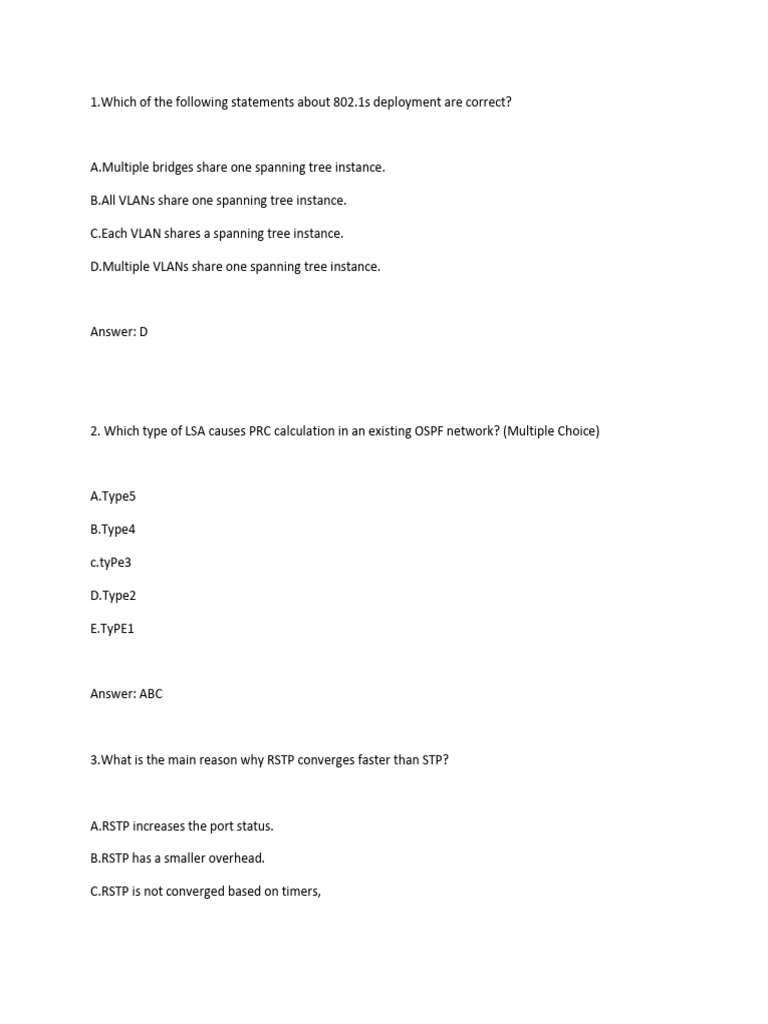 HCIE Datacom V1.0 All Files Merged | PDF | Port (Computer Networking) | Computer Network