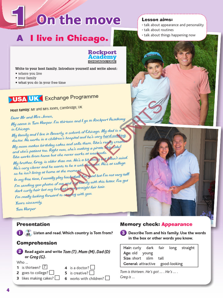 Tom's Family and Exchange Experience | PDF | Public Transport | Transport