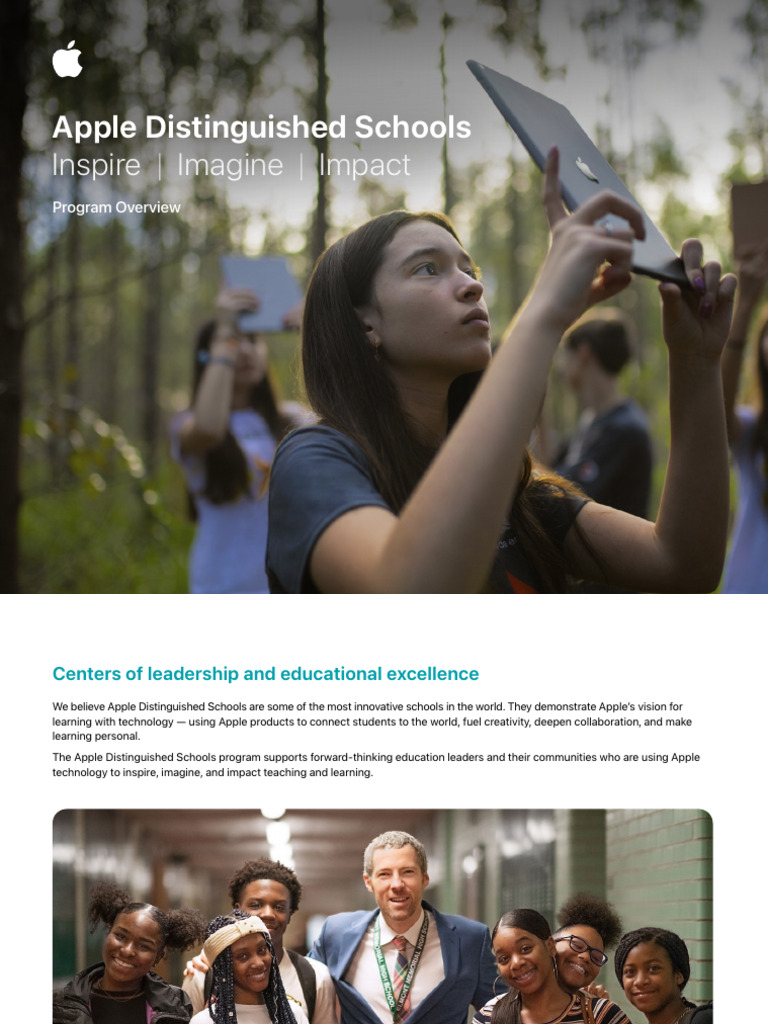 Apple Distinguished Schools Centers of Leadership and Educational ...