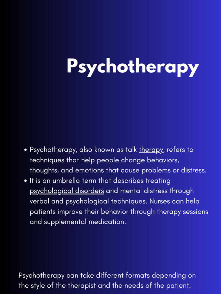 Psychotherapy | PDF | Psychotherapy | Behaviour Therapy